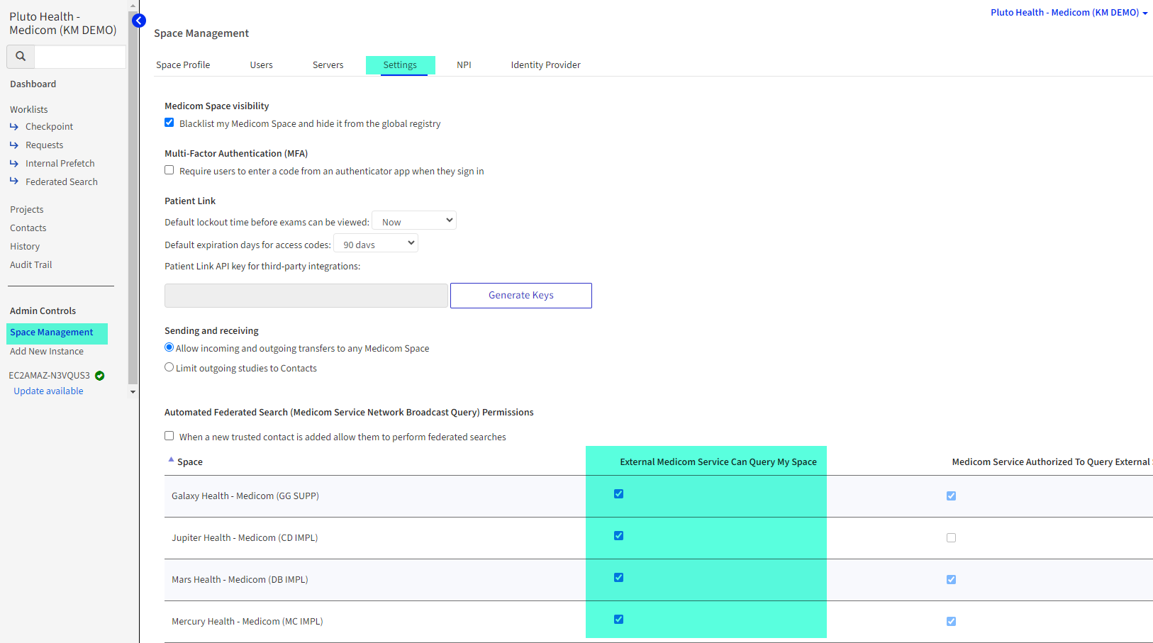 Configure a space to allow Smart Search (Automated Federated Search)