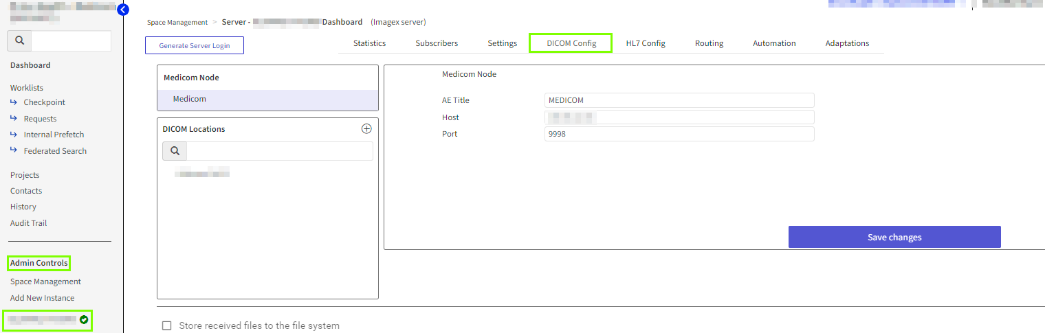 How To Setup DICOM Config